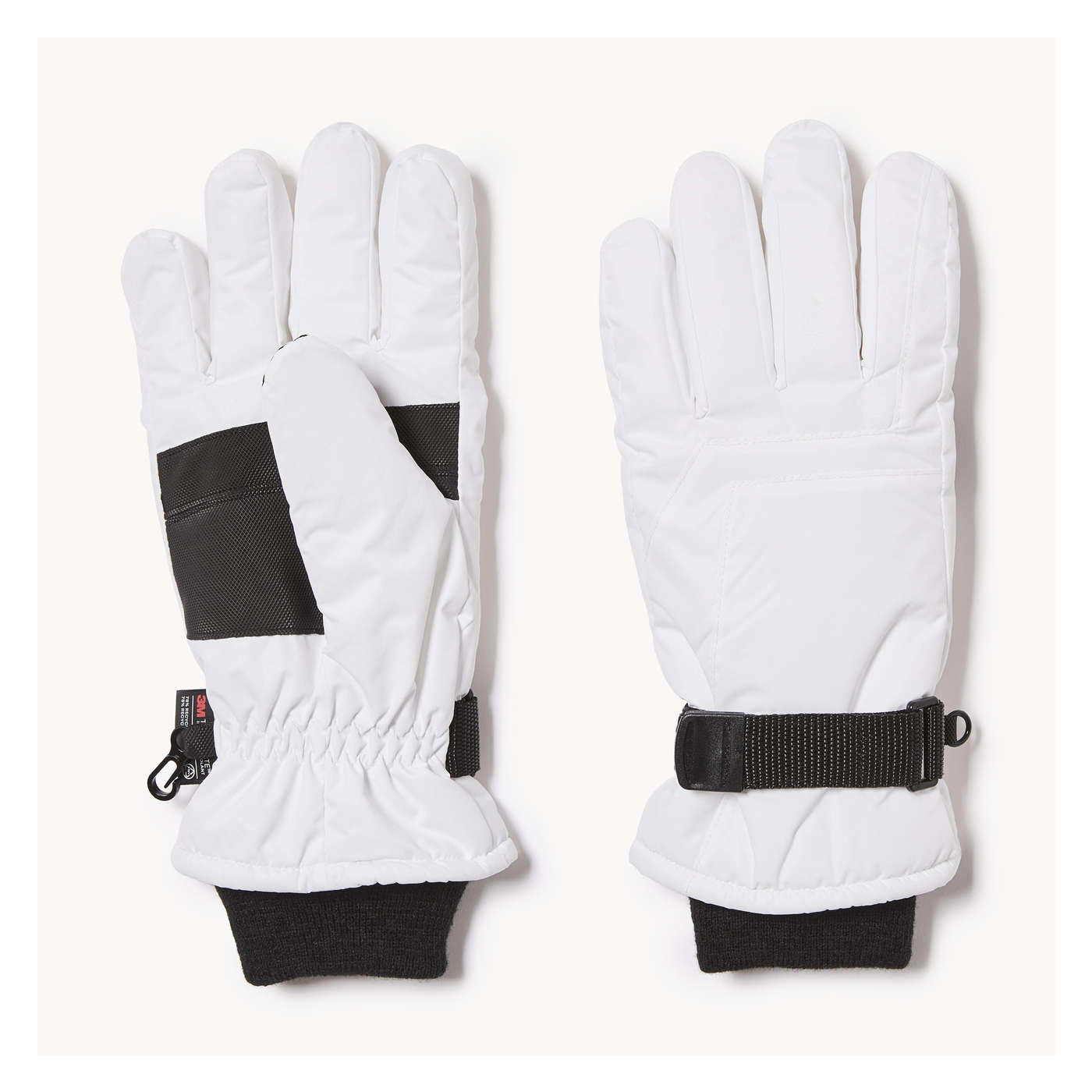 White snow gloves store