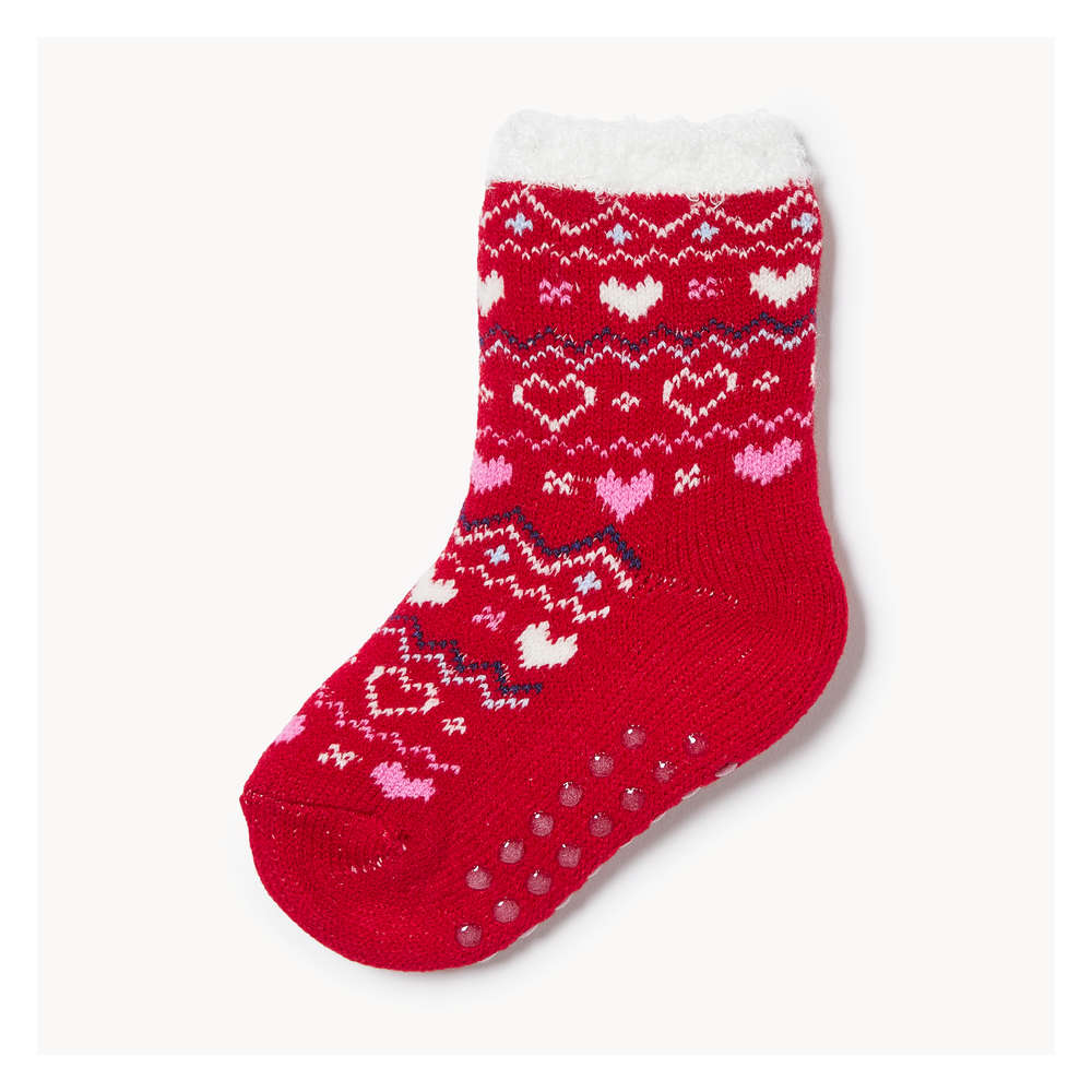 Red toddler socks store
